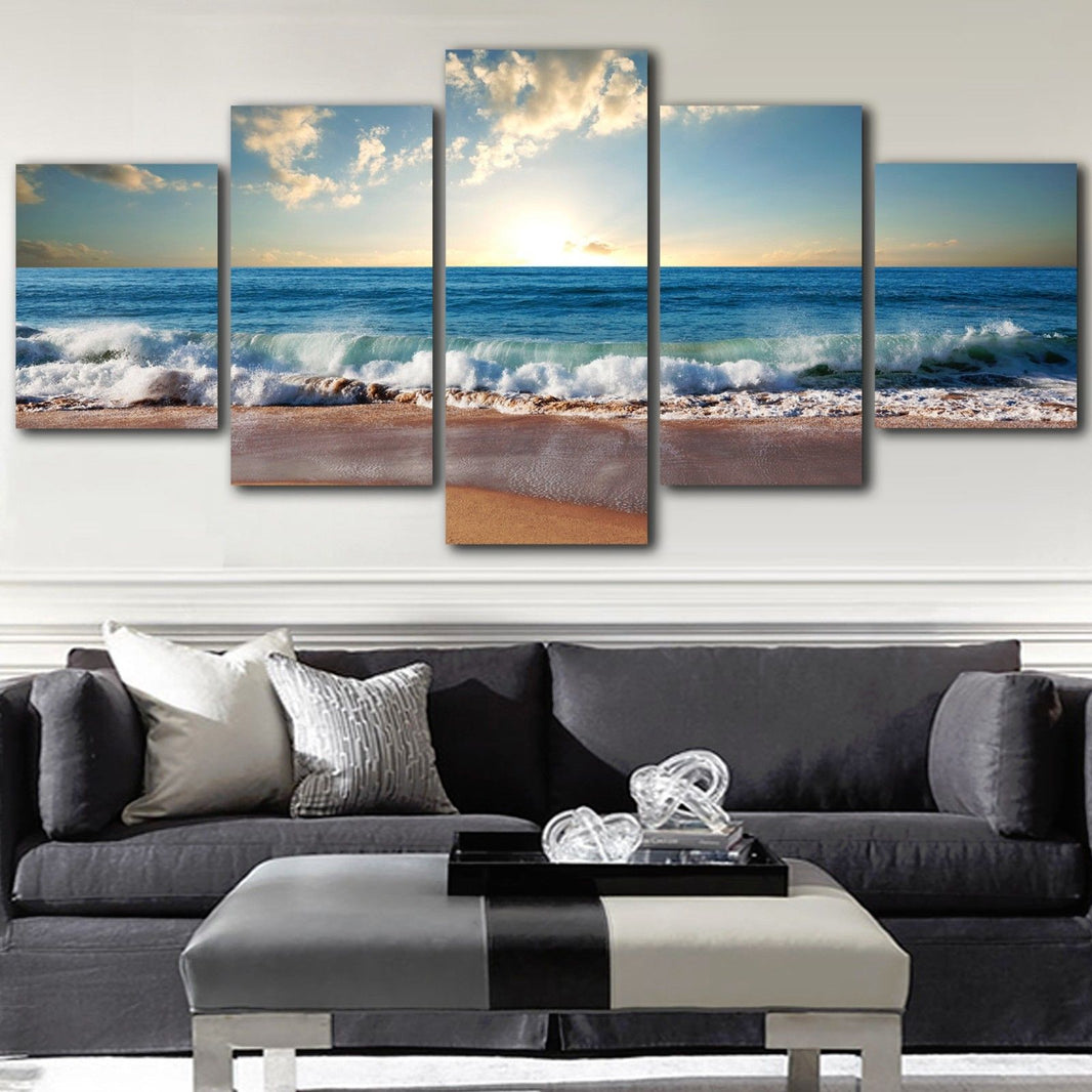 Beach Canvas Wall Art | Beach Prints | Beach Split Canvas Australia ...